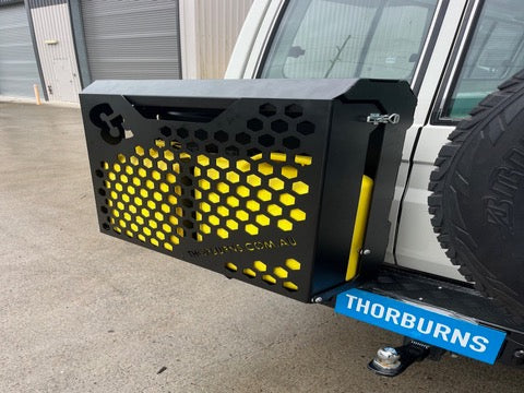 Lockable Double Jerry Can Holder - Secure Ute & 4x4 Storage – Thorburns